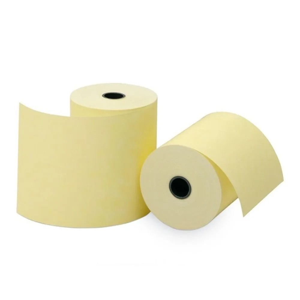 Bobina térmica amarela 57mmx22m Maxprint - Livraria Barão Bobina térmica amarela 57mmx22m Maxprint - Livraria Barão