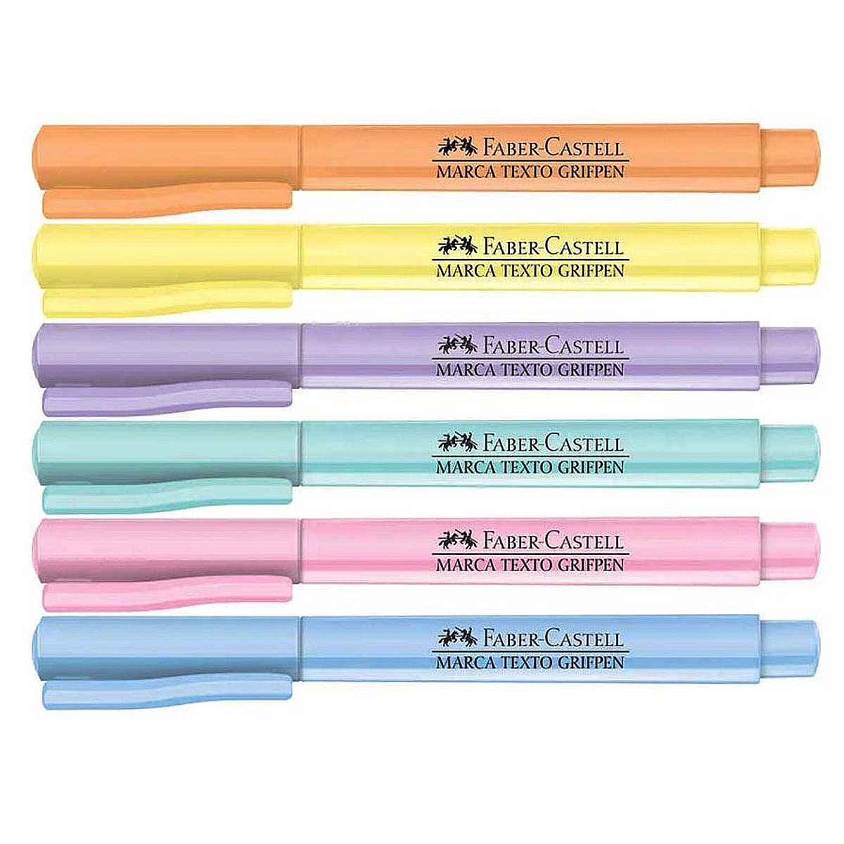 KIT Marca texto 12 cores Faber-Castell - Livraria Barão