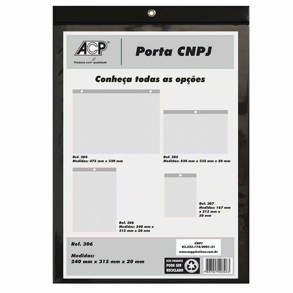 Porta cnpj vertical ACP - Livraria Barão